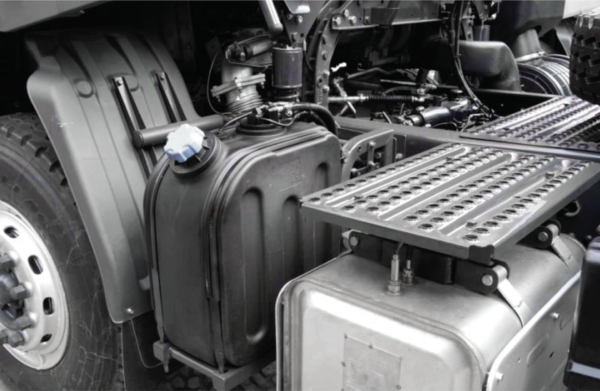 def-scr-aftertreatment-system-installed-in-truck | KUS Americas, Inc.